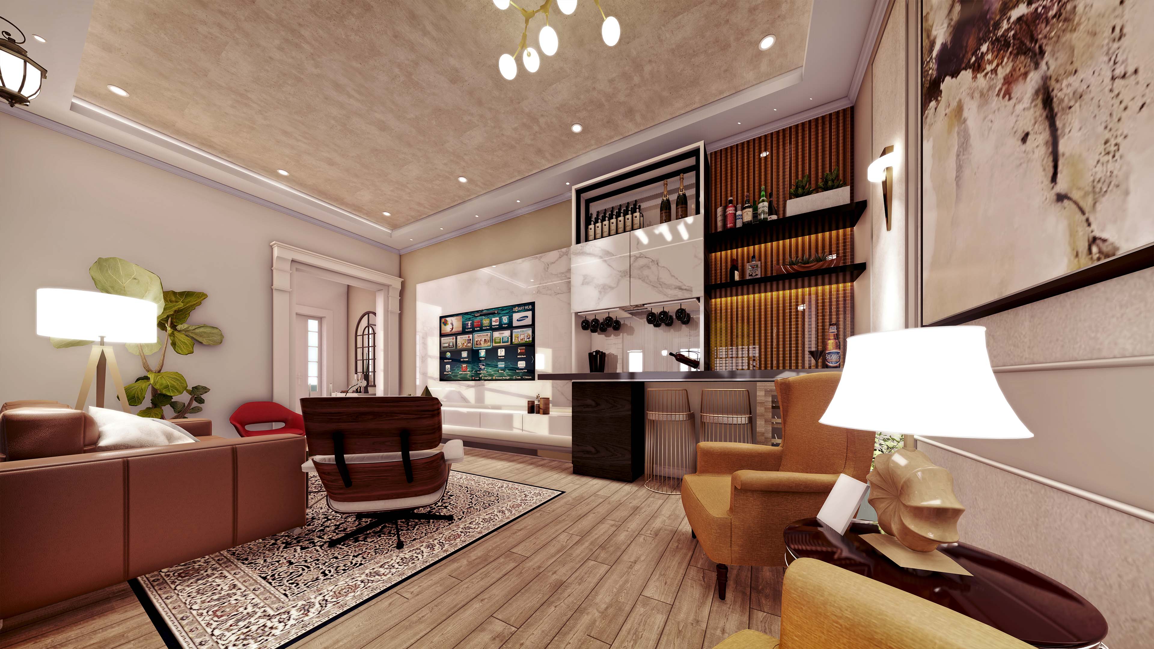 Living and Dinning Rooms - Artifex Interio