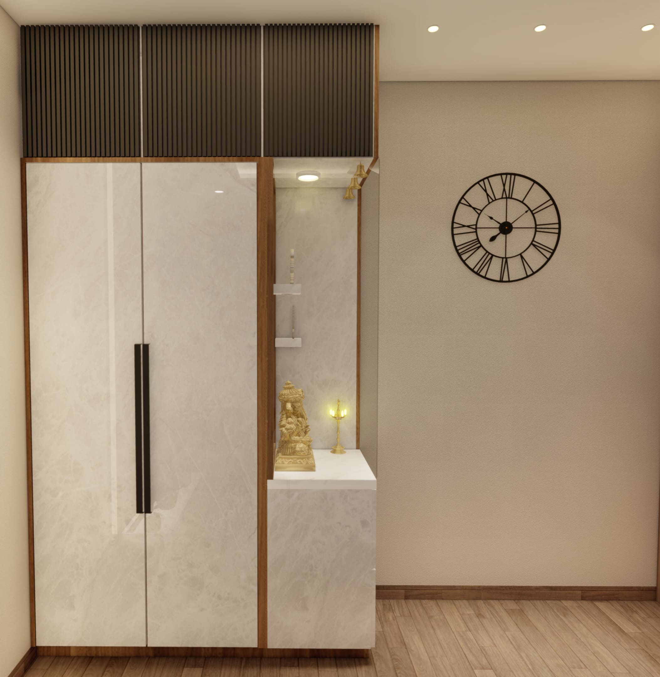 Puja Room Interior Design - Artifex Interio