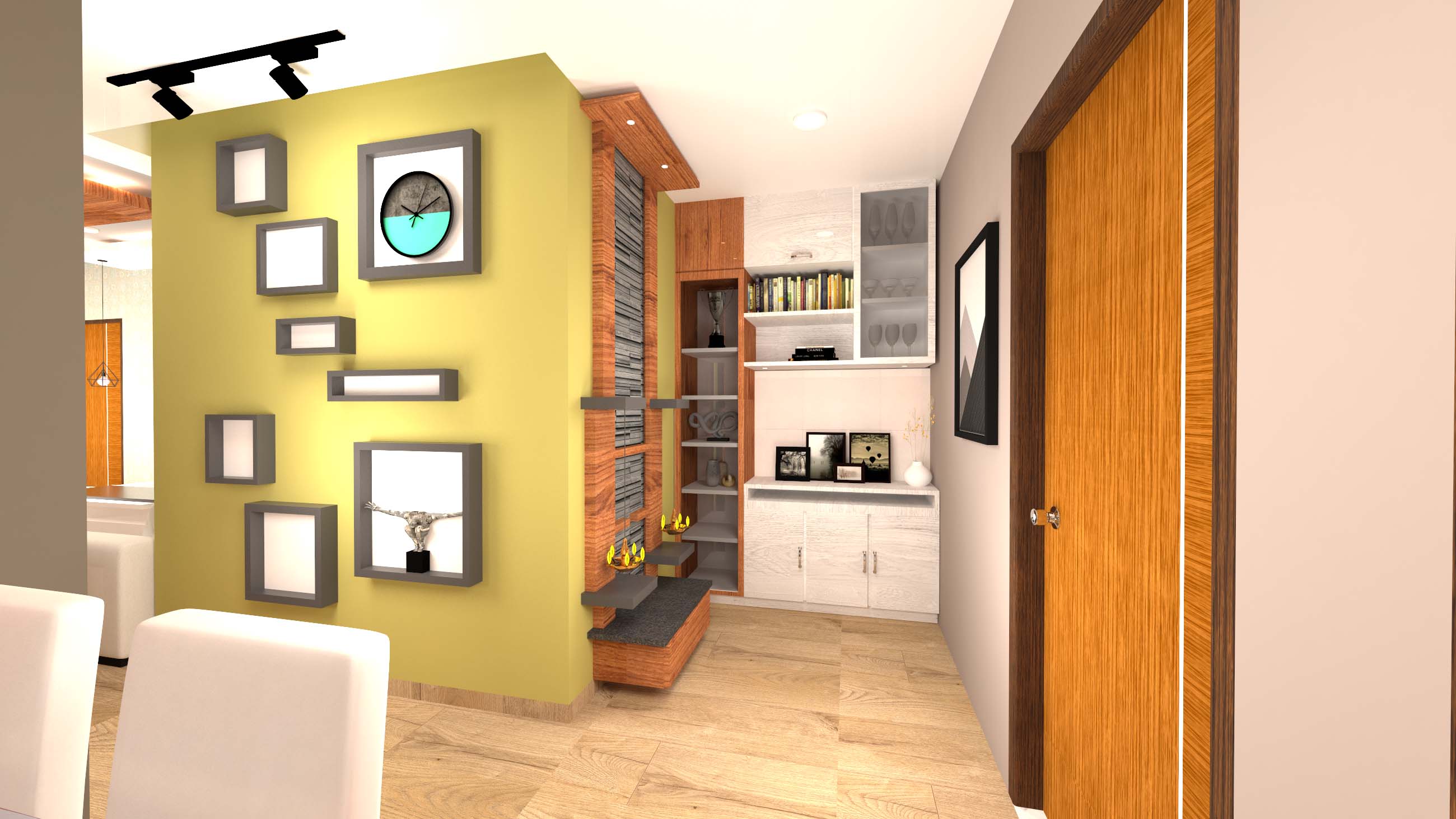 Puja Room Interior Design - Artifex Interio