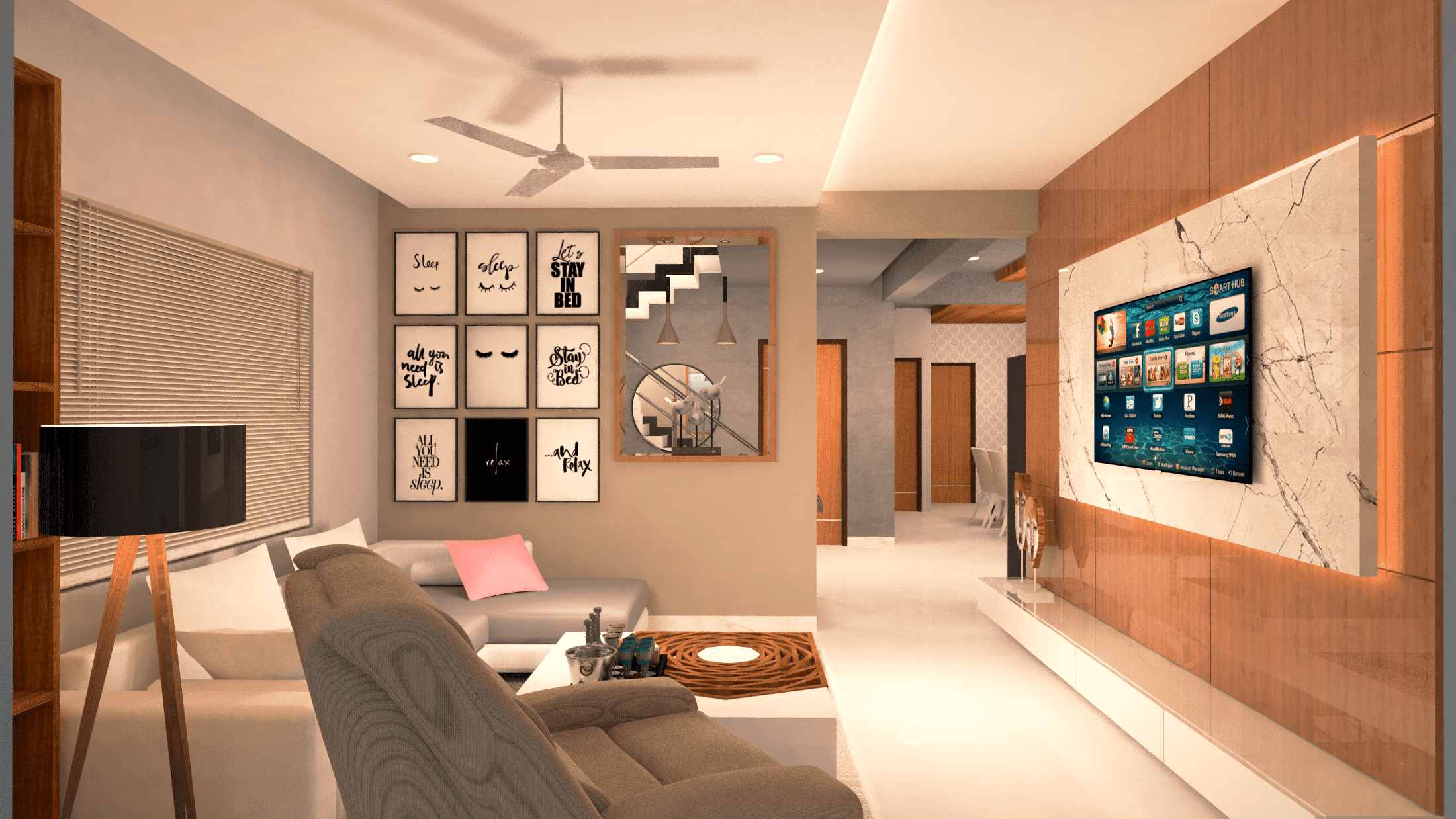 Living and Dinning Rooms - Artifex Interio