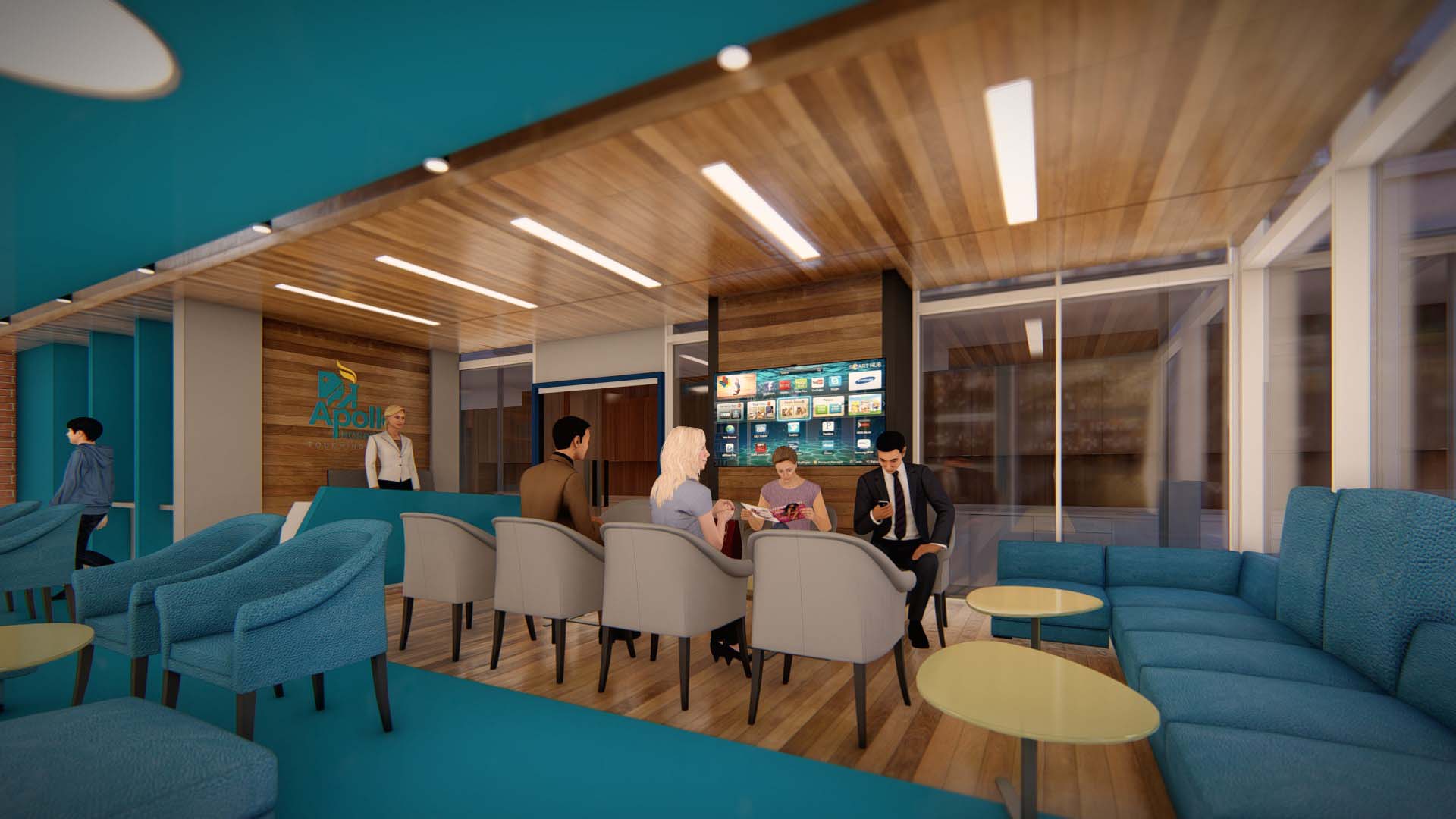 Apollo Hospital ICU , Reception - Artifex Interio