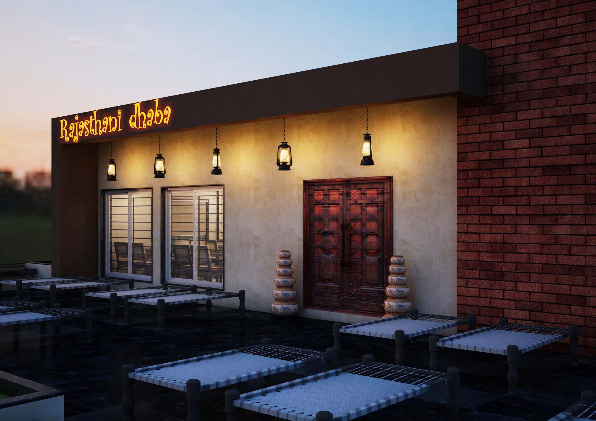 Restaurant interior design - Artifex Interio